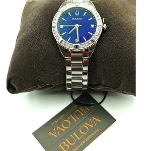 Bulova | Accessories | Nwt Bulova Diamond Colection Sutton Blue ...
